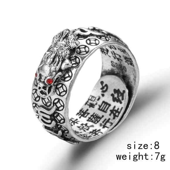 Accessories | New Pixiu Feng Shui Protection Wealth Lucky Open Ring ...